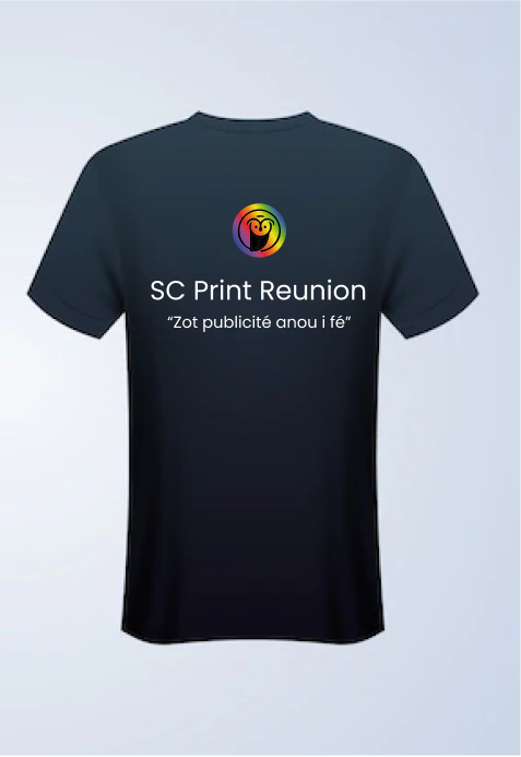 Flocage t-shirt - SC Print Reunion